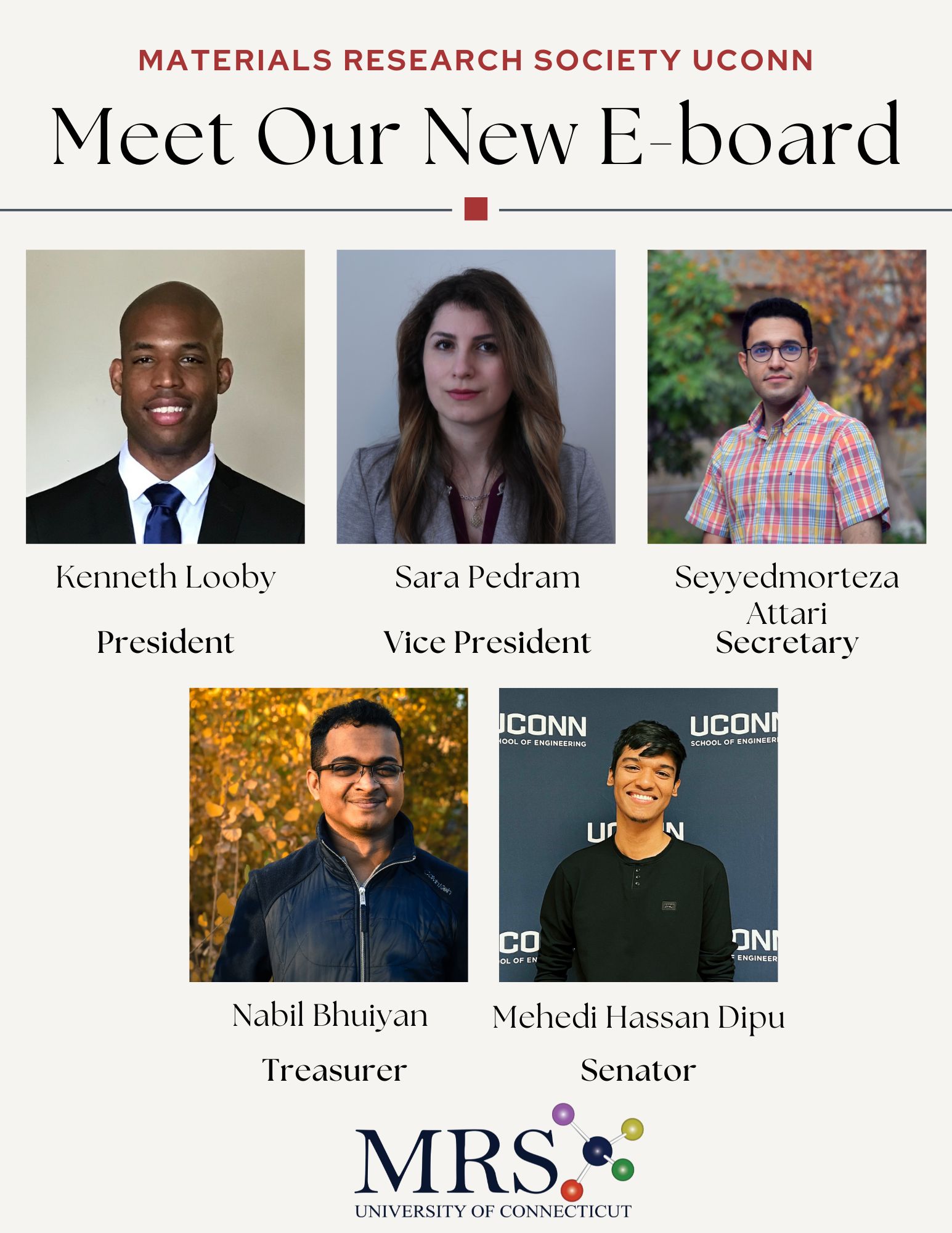 Welcome to the 2023-2024 UConn MRS E-board! | Materials Research ...